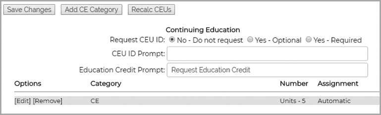 *Continuing Ed – Learning Stream & GoSignMeUp Support