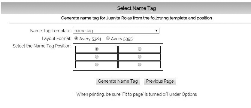  Print Name Tags From A Registration Form Learning Stream 