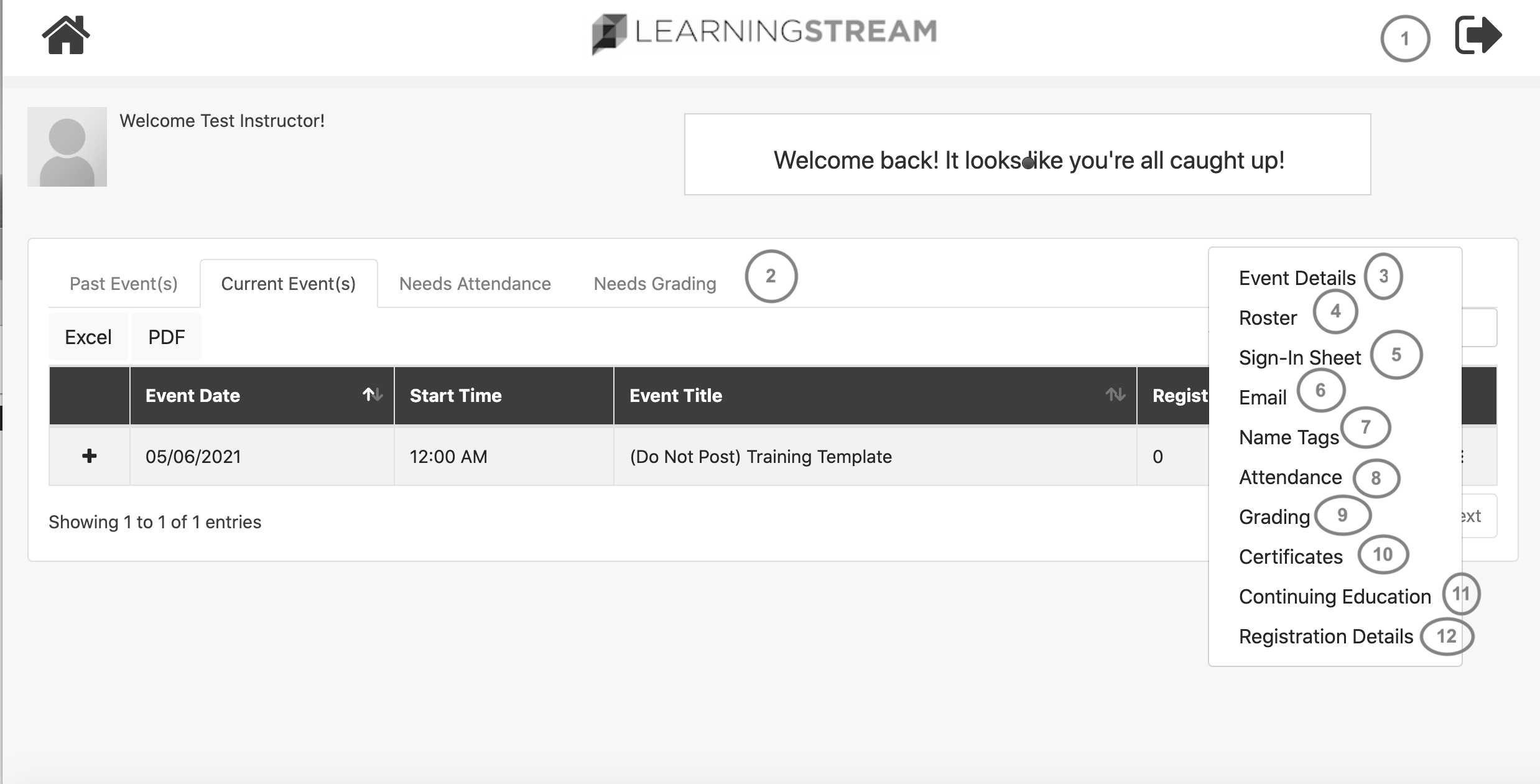 *Instructor Module Overview – Learning Stream & GoSignMeUp Gold Support